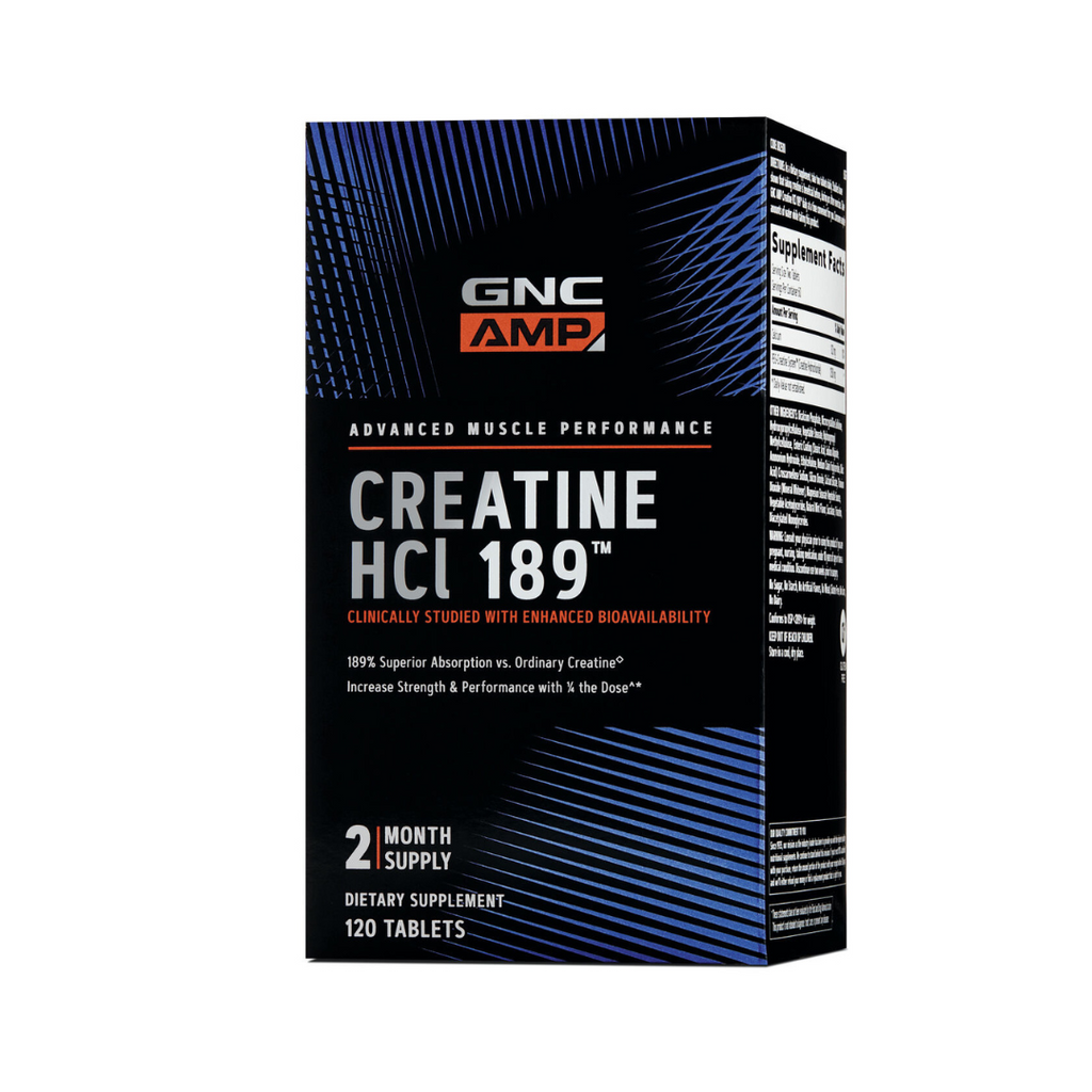 GNC AMP - Creatine HCl 189 - 120 Tablets – GNC® Live Well Panamá