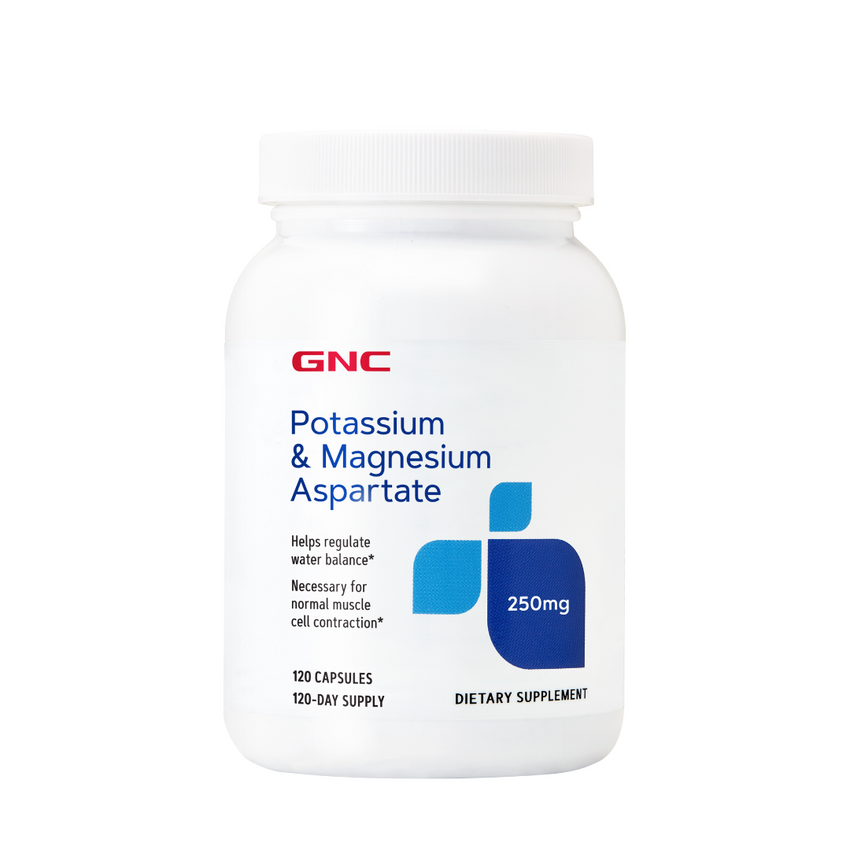 GNC - Potassium & Magnesium Aspartate 250mg - 120 Capsules – GNC® Live ...